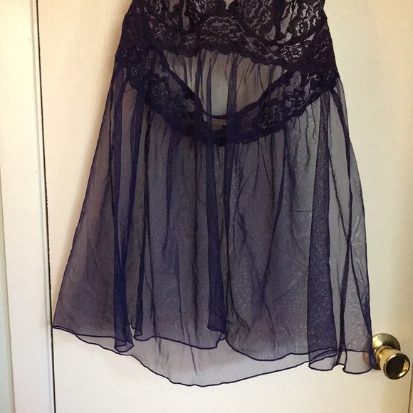 Victoria's Secret | Intimates & Sleepwear | Lace Sheer Halter Top ...